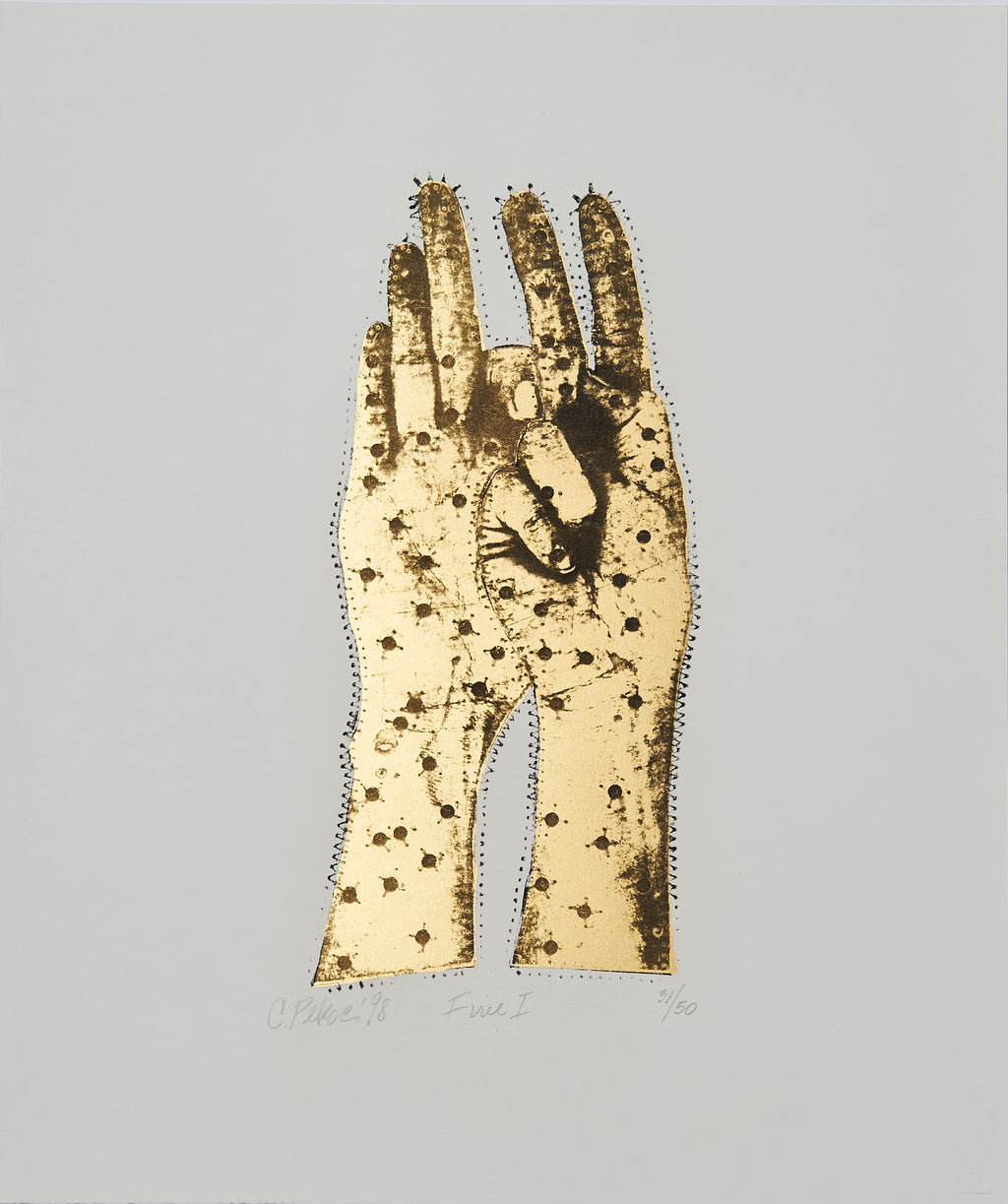 Christopher Pekoc: Five (State I) [gold]